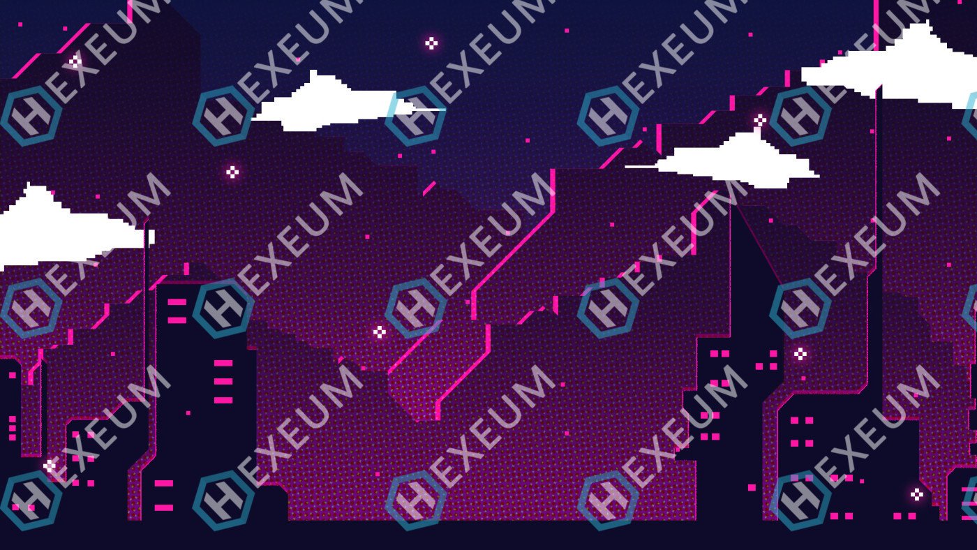 Nightfall : Pixel Stream Background - Hexeum