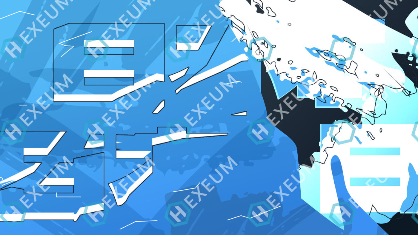 Samurai : Blue Japanese Stream Background - Hexeum